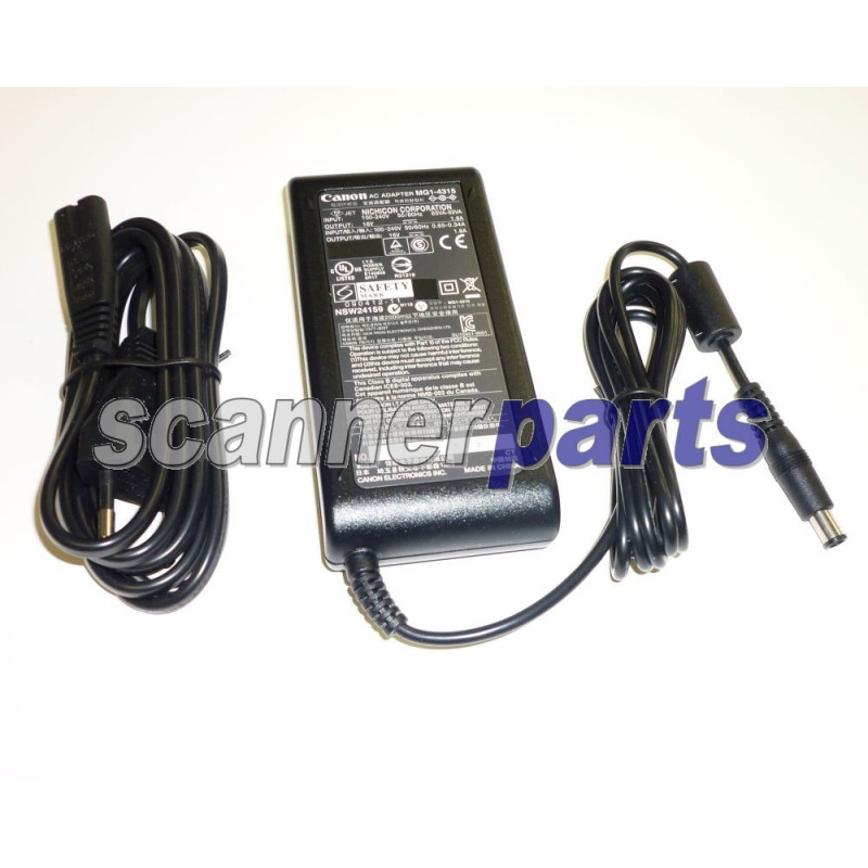 AC Adapter for Canon DR-2010C, DR-2510C, DR-3010C, ScanFront 220